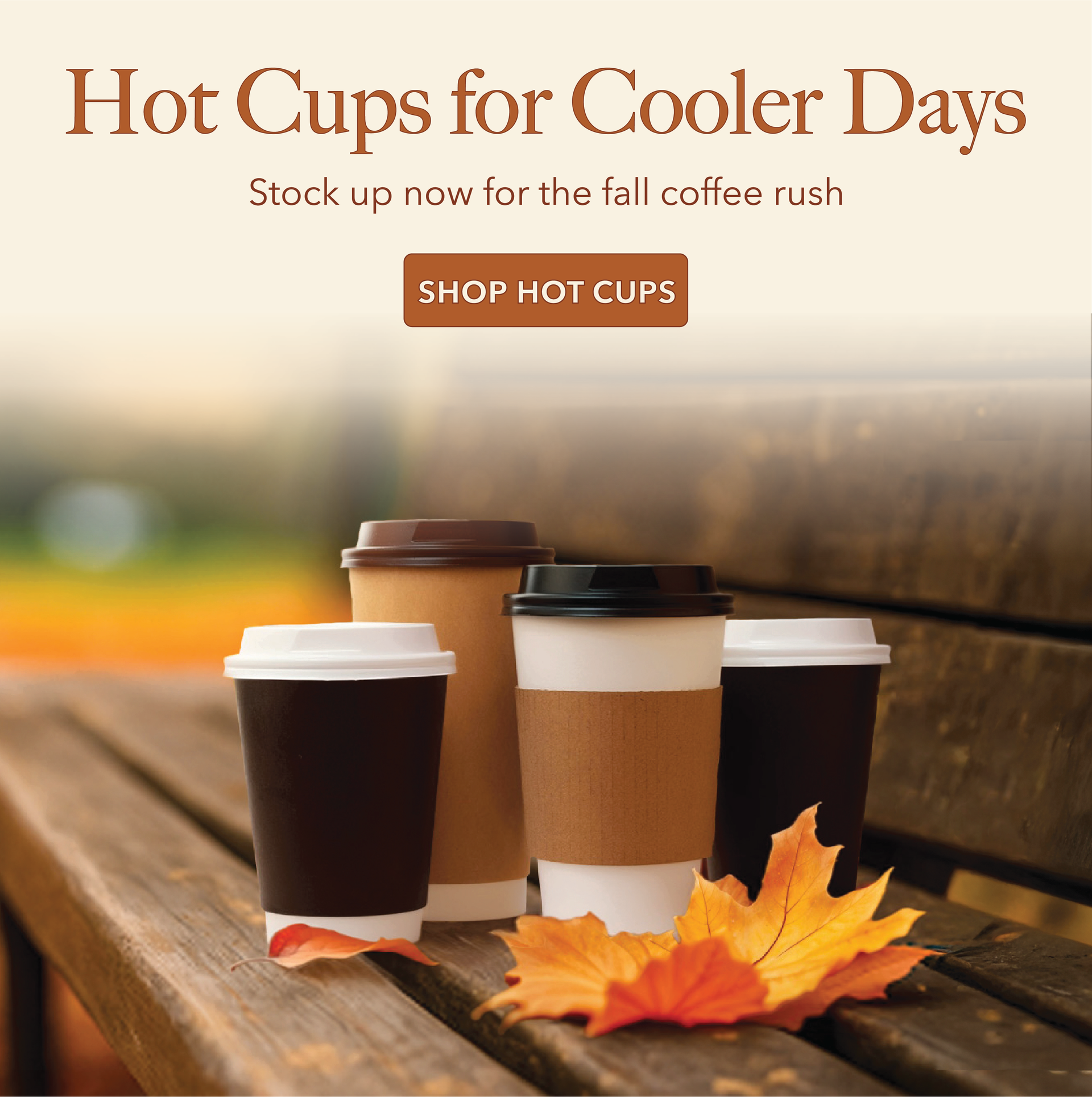 Coffee Shop Supplies | Wholesale Coffee Cups | Hot Cup Factory