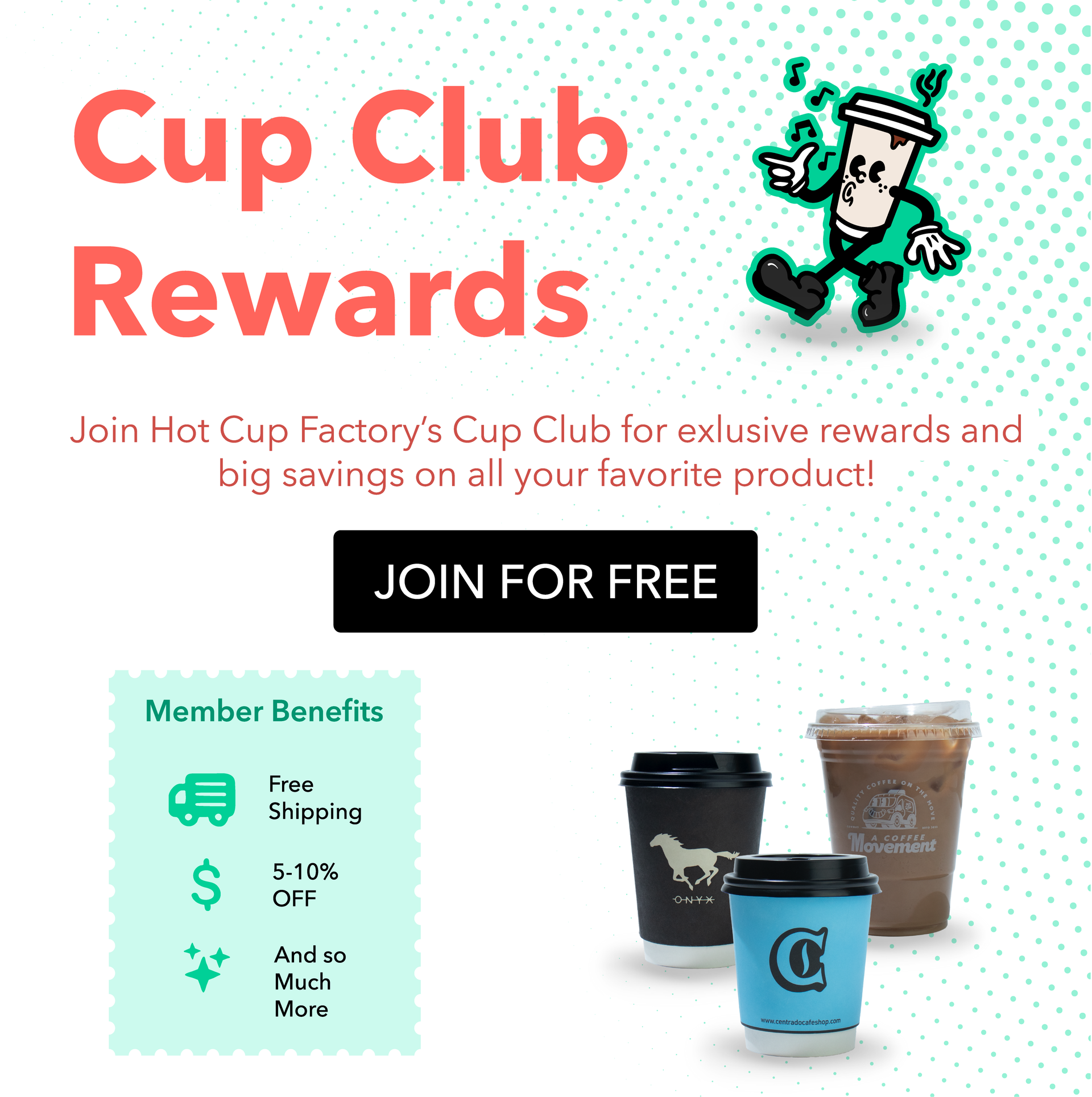 Coffee Shop Supplies | Wholesale Coffee Cups | Hot Cup Factory