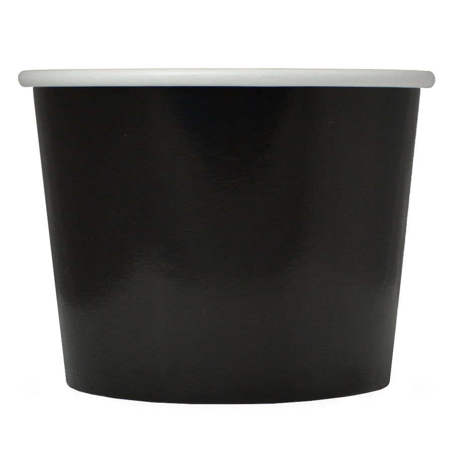UNIQIFY® 12 oz Black Paper Food Cups - 1000/Case – Hot Cup Factory