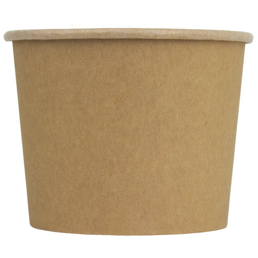 UNIQIFY® 16 oz Kraft Compostable Paper Food Cups - 1000/Case – Hot Cup ...